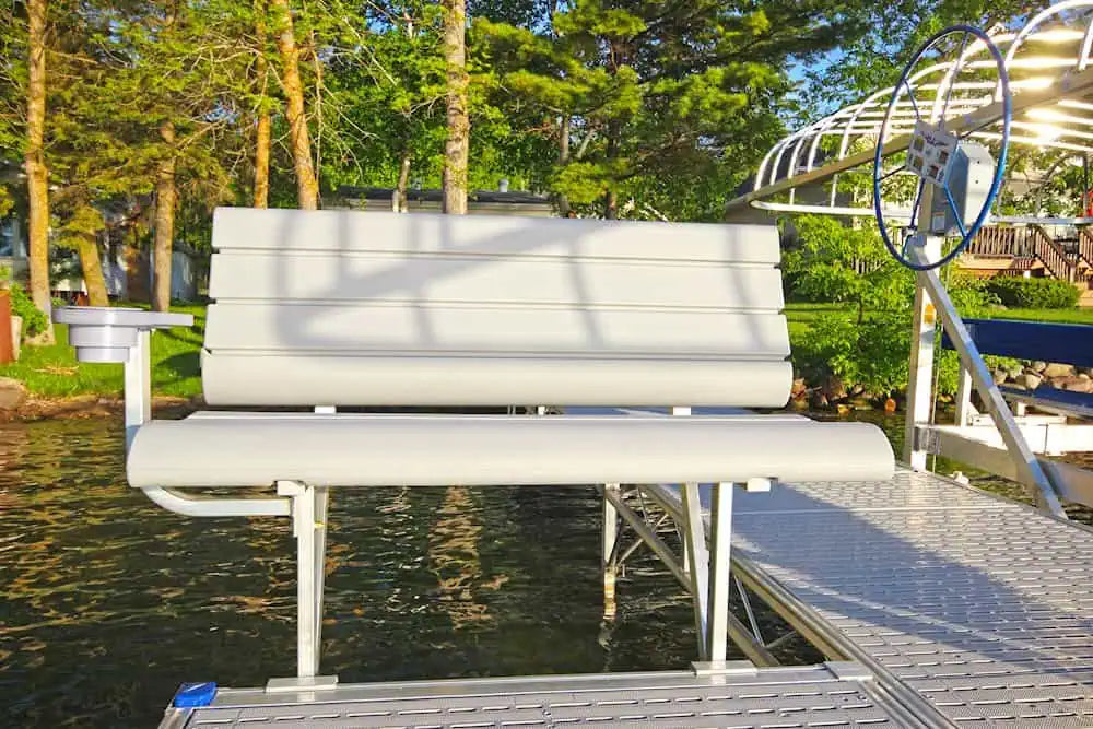 ShoreMaster Off-Deck Lakeview Dock Bench